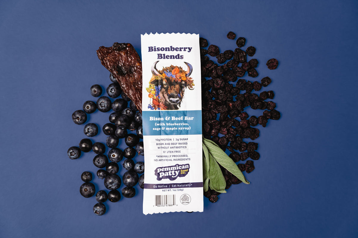 Blueberry Sage Bison Beef Bar – PROCESS